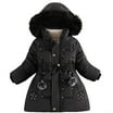 BJUTIR Toddler Little Girls Boys Warm Winter Snowsuit Hoodie Zip Thick Coats Jacket Outwear ...