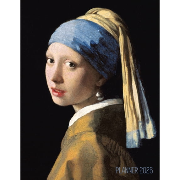 Girl With a Pearl Earring Planner 2026: Johannes Vermeer Artsy Year ...