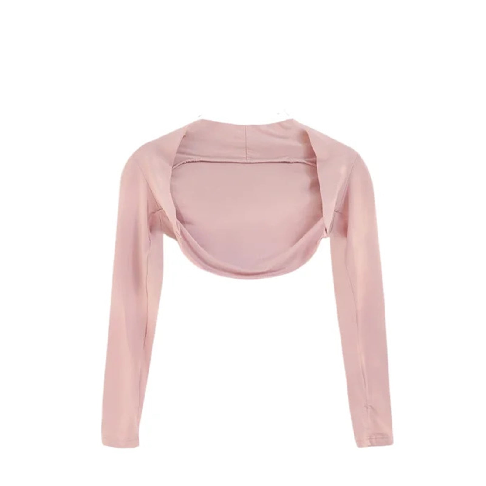 Girl Wrap Dance Sweater Pink Soft Ballet Warm Up Jacket for Leotards ...