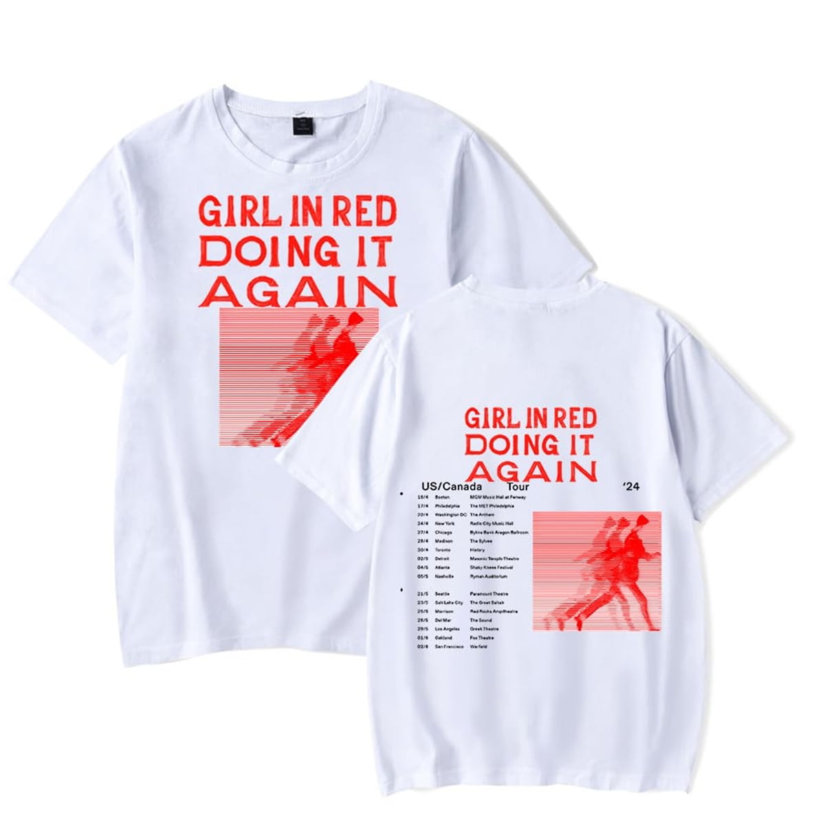 Girl in Red I'm Doing IT Again Baby Tour T-Shirt Women Men Fashion ...