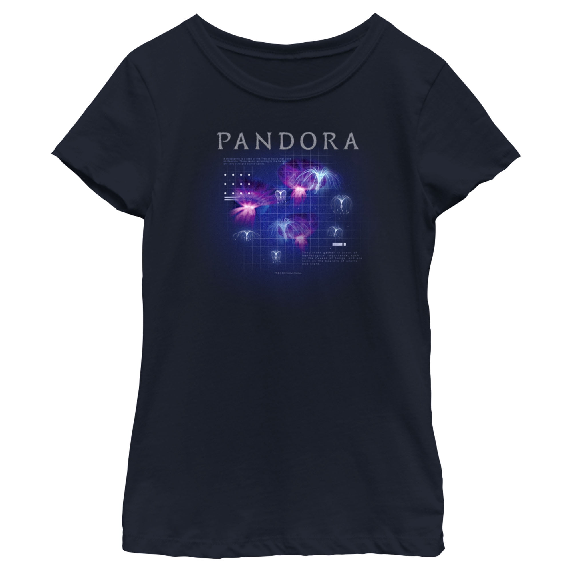 Girl's Avatar Pandora Panopyra and Woodsprites Diagram Graphic Tee Navy ...