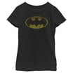 Girl's Batman Distressed Bat Logo Graphic Tee Light Pink Small ...