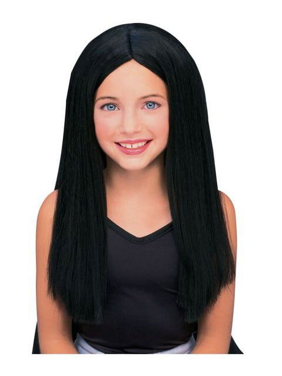 Girl's Black Witch Wig - Walmart.com