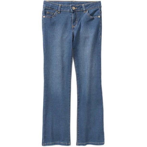 Girl's Bootcut Jeans, Regular and Slim Fit - Walmart Business Supplies