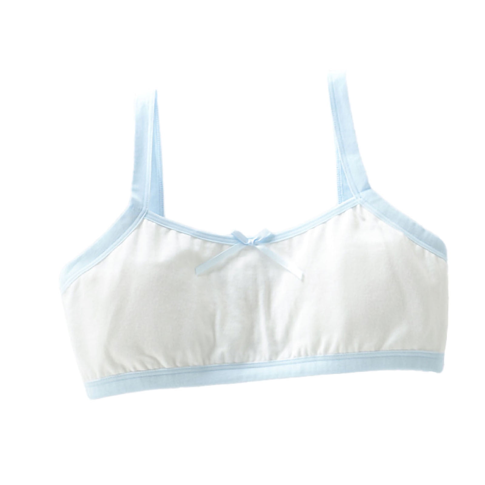 Girl's Bras No Underwire New Girl Solid Color Soft Comfortable ...