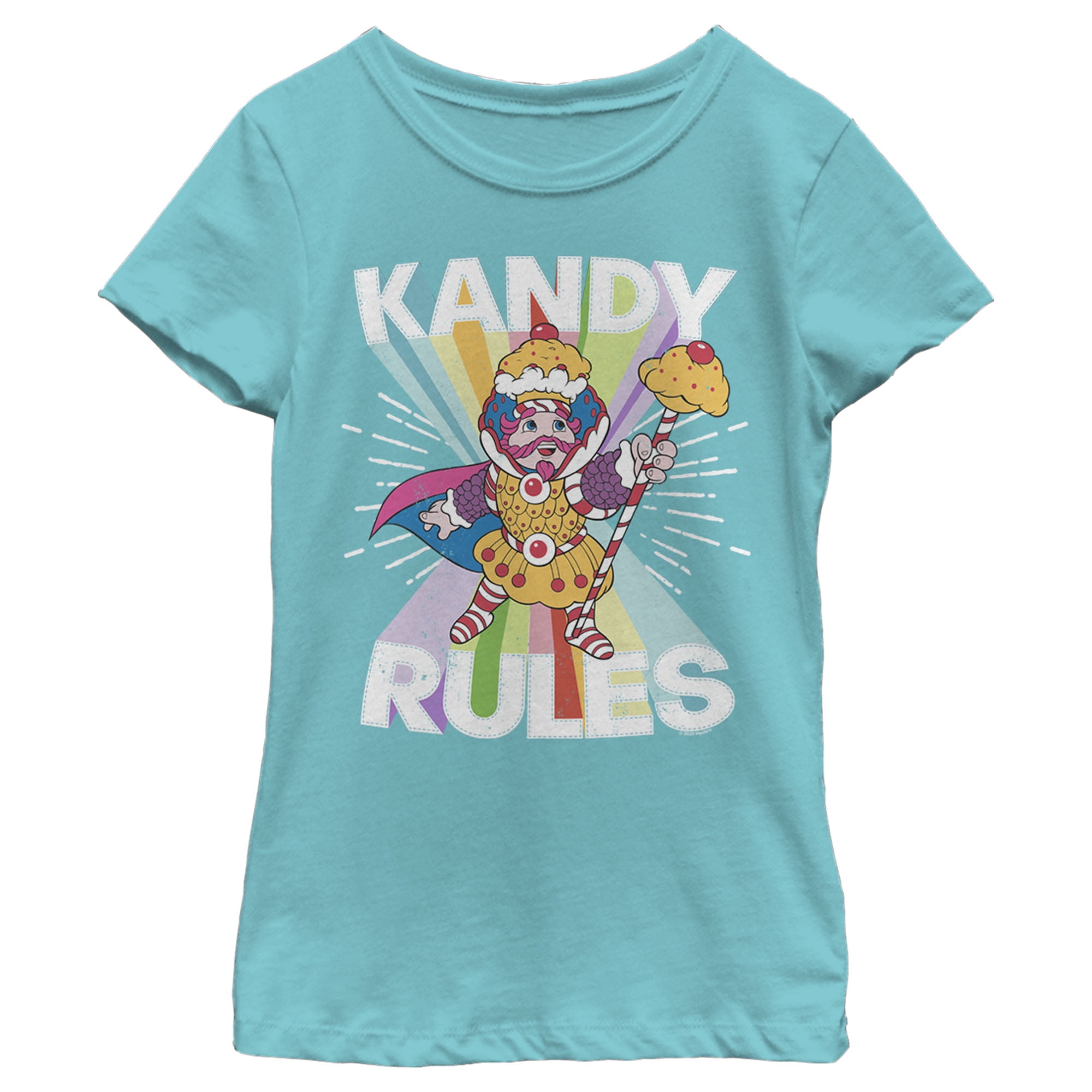 Girl's Candy Land King Kandy Rules Graphic T-Shirt - Walmart.com