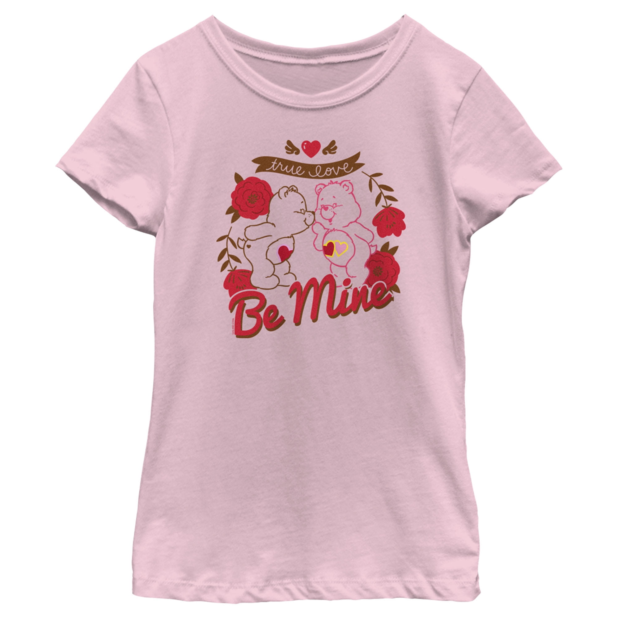 Girl's Care Bears Valentine's Day Tenderheart Bear and Love-a-Lot Bear ...