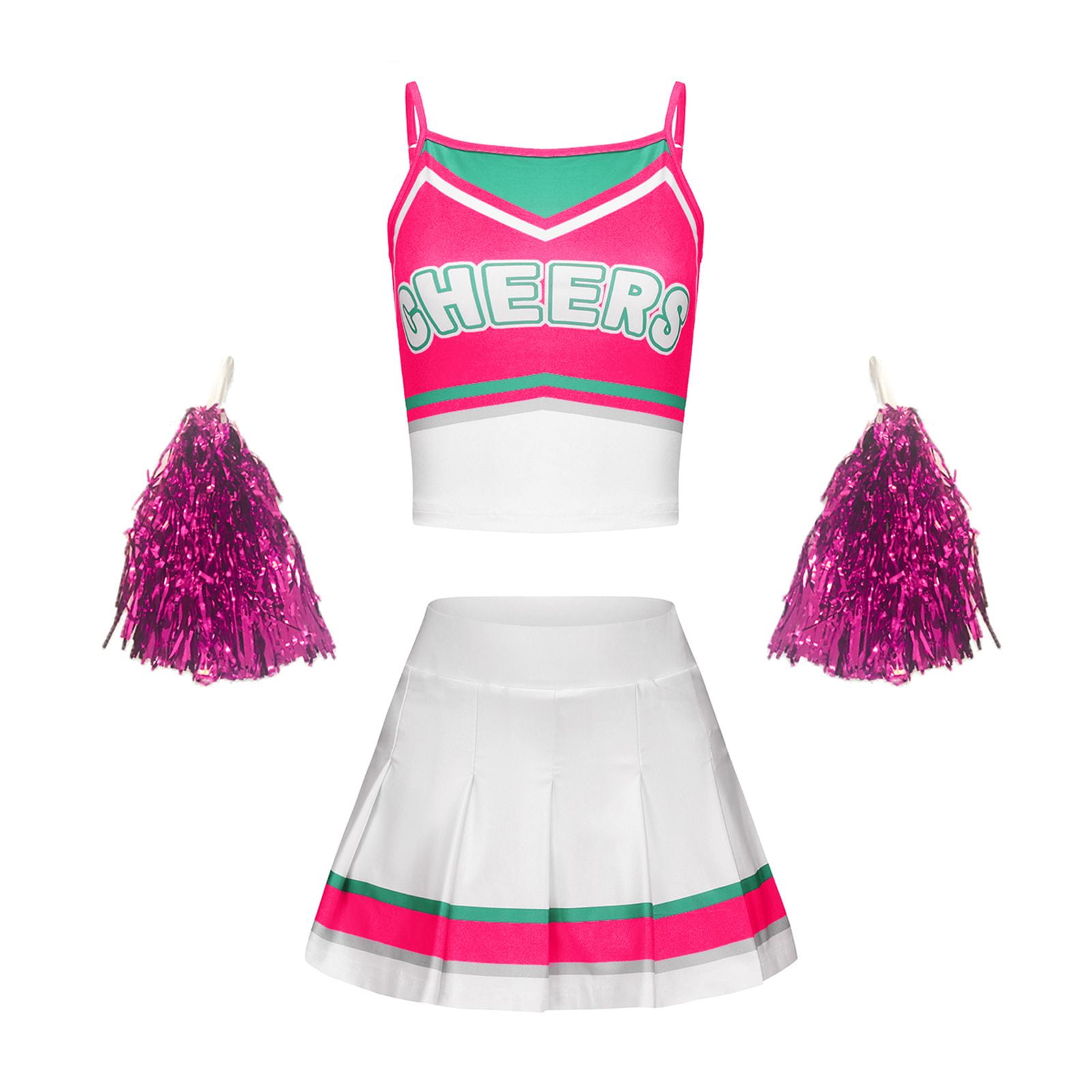 Ardorlove Girl's Cheerleading Team Uniform Costume Outfit Sleeveless ...