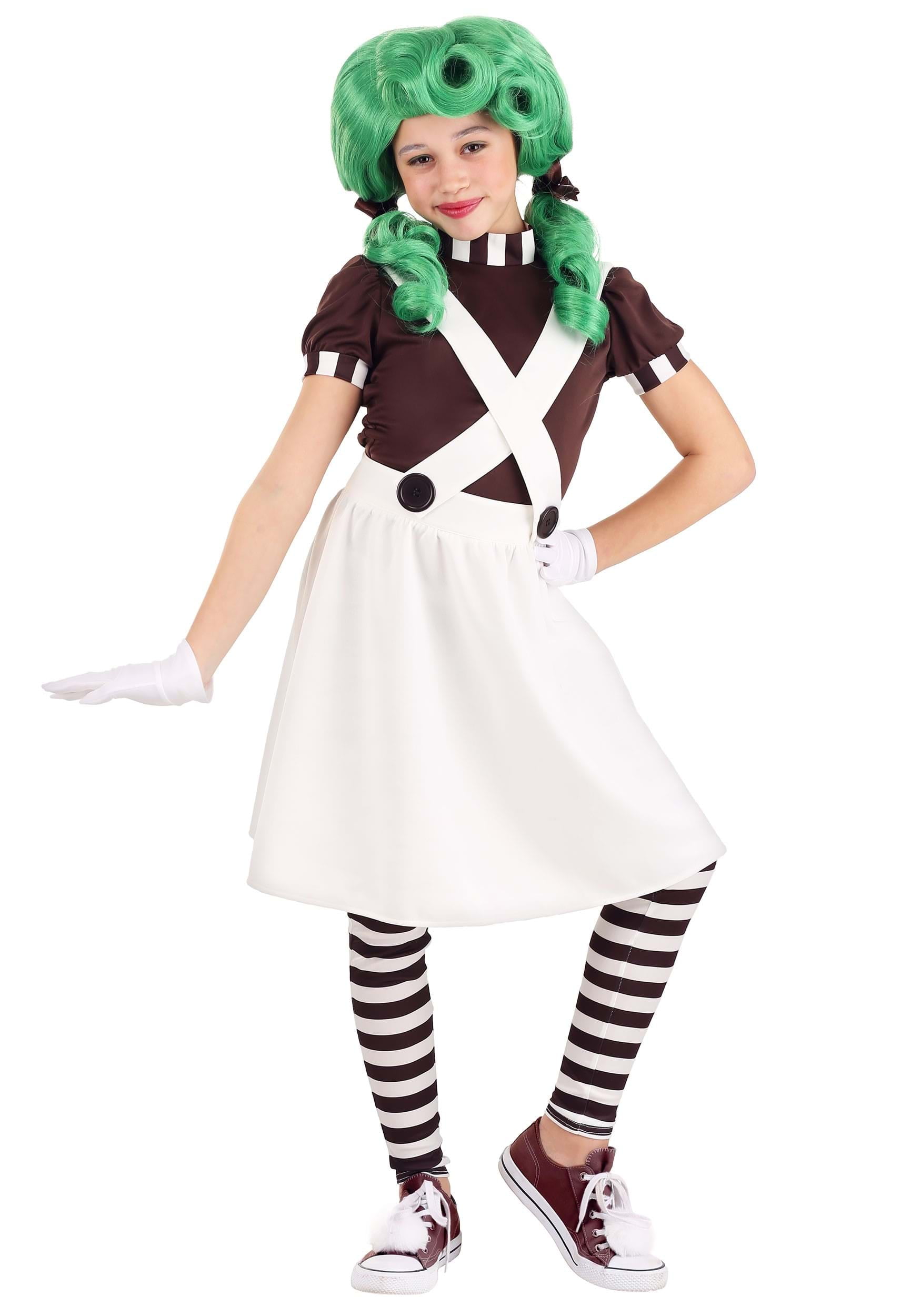 Girl's Chocolate Factory Worker Costume - Walmart.com