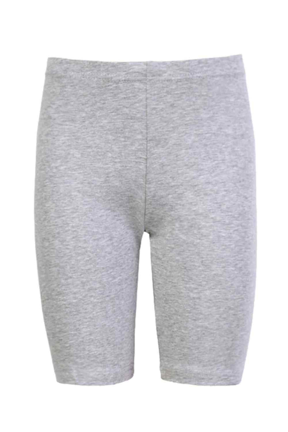 Girl's Cotton Solid Short Leggings Light Gray L, 1 Piece - Walmart.com