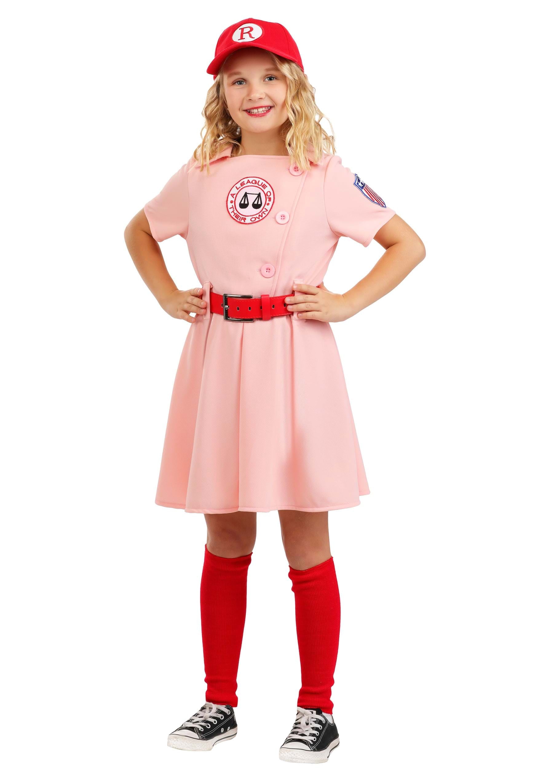 Girl's Deluxe A League of Their Own Dottie Costume - Walmart.com