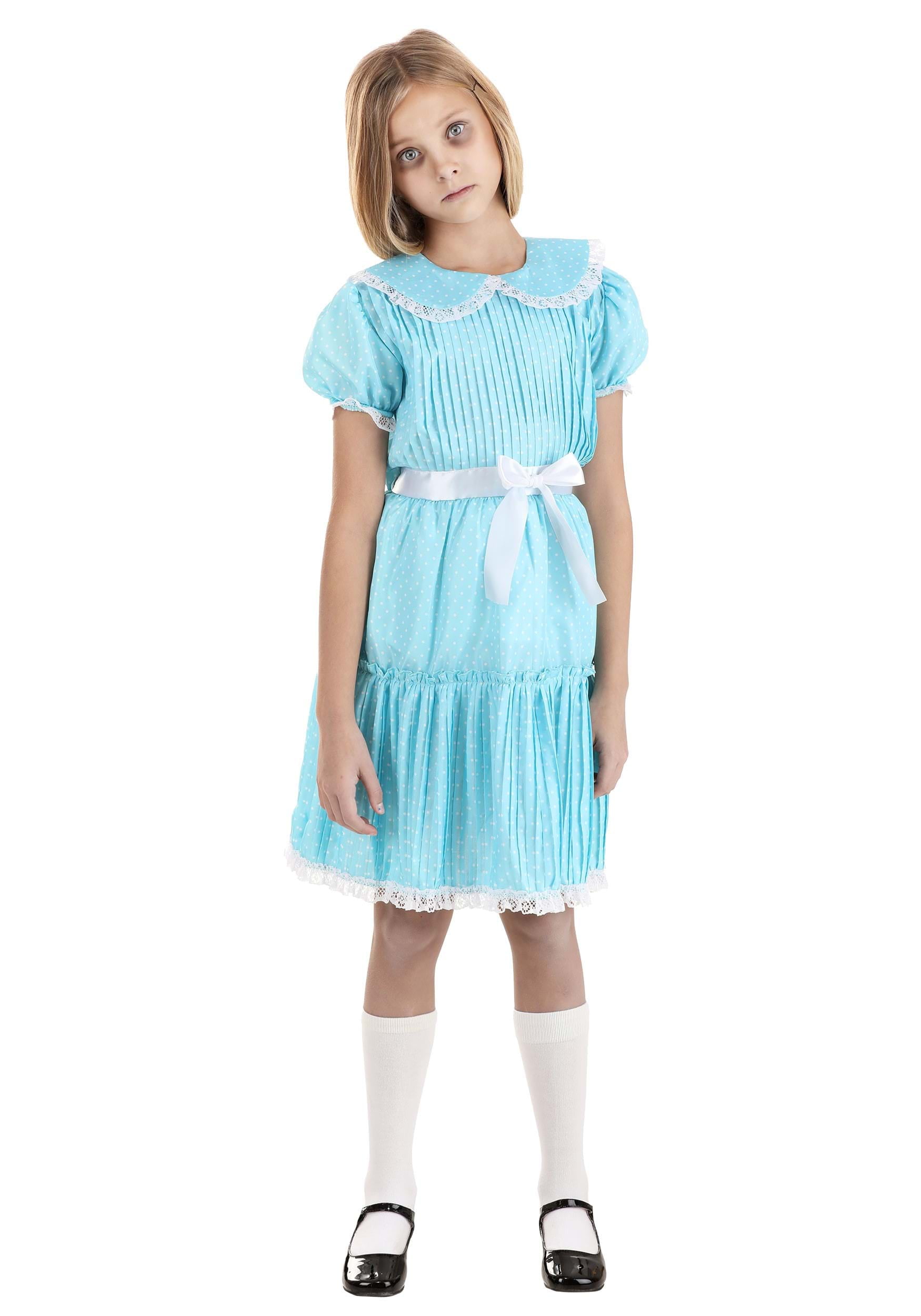 Girl's Deluxe Creepy Twin Sister Costume - Walmart.com