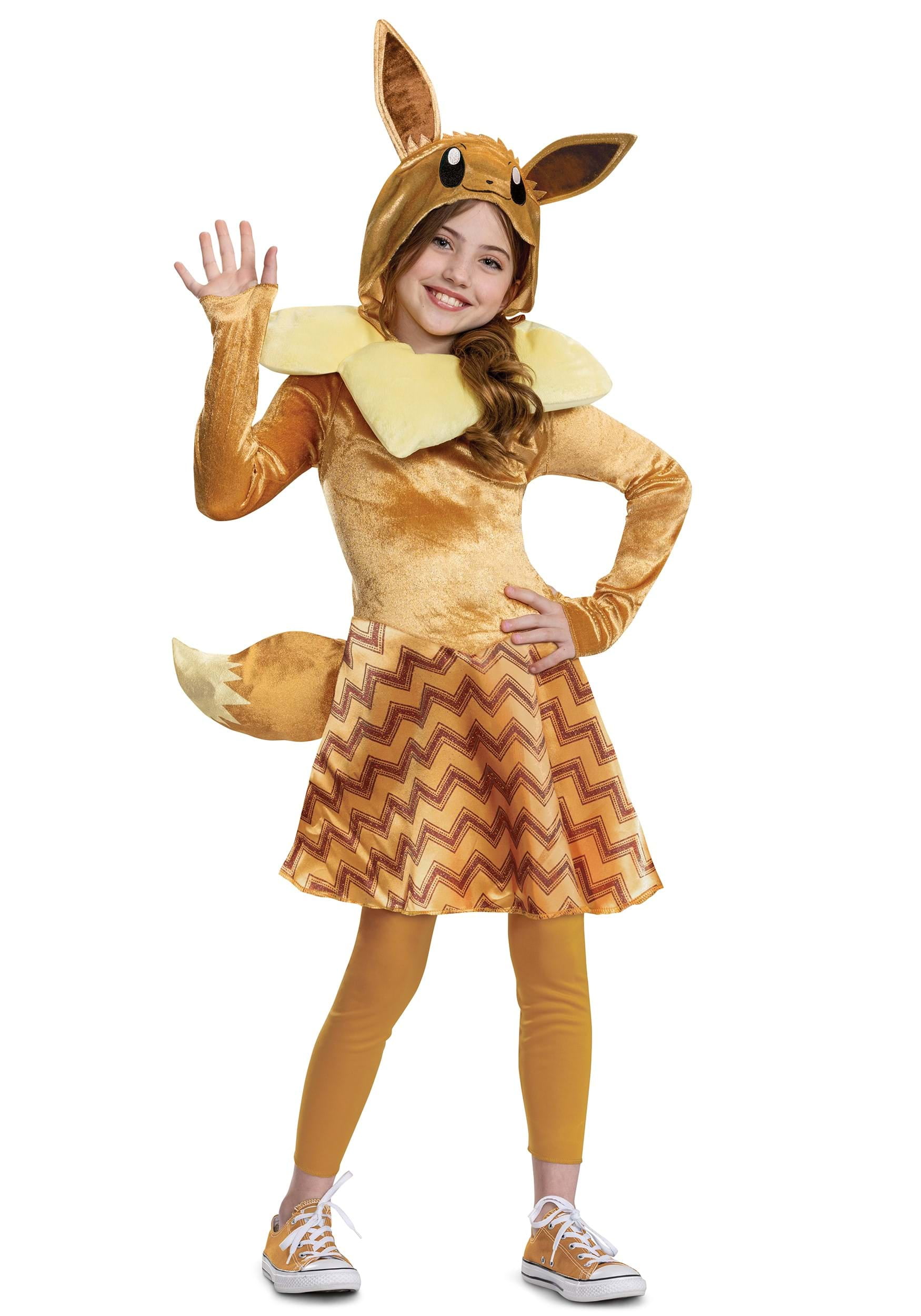 Girl's Deluxe Pokémon Eevee Costume - Walmart.com
