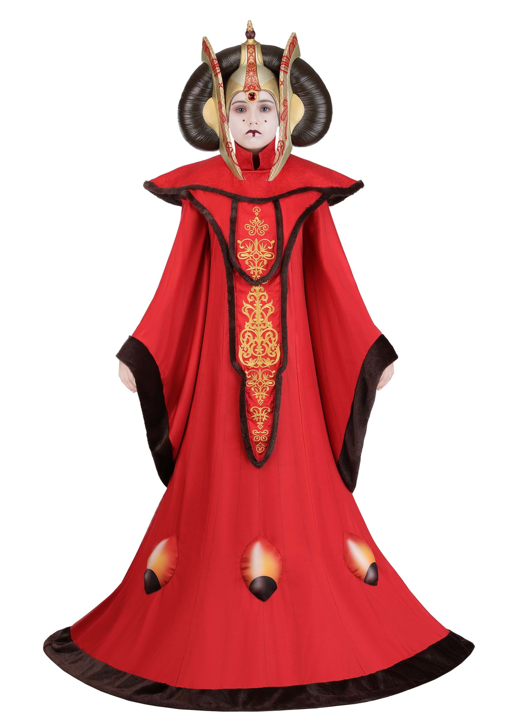 Girl's Deluxe Star Wars Queen Amidala Costume - Walmart.com