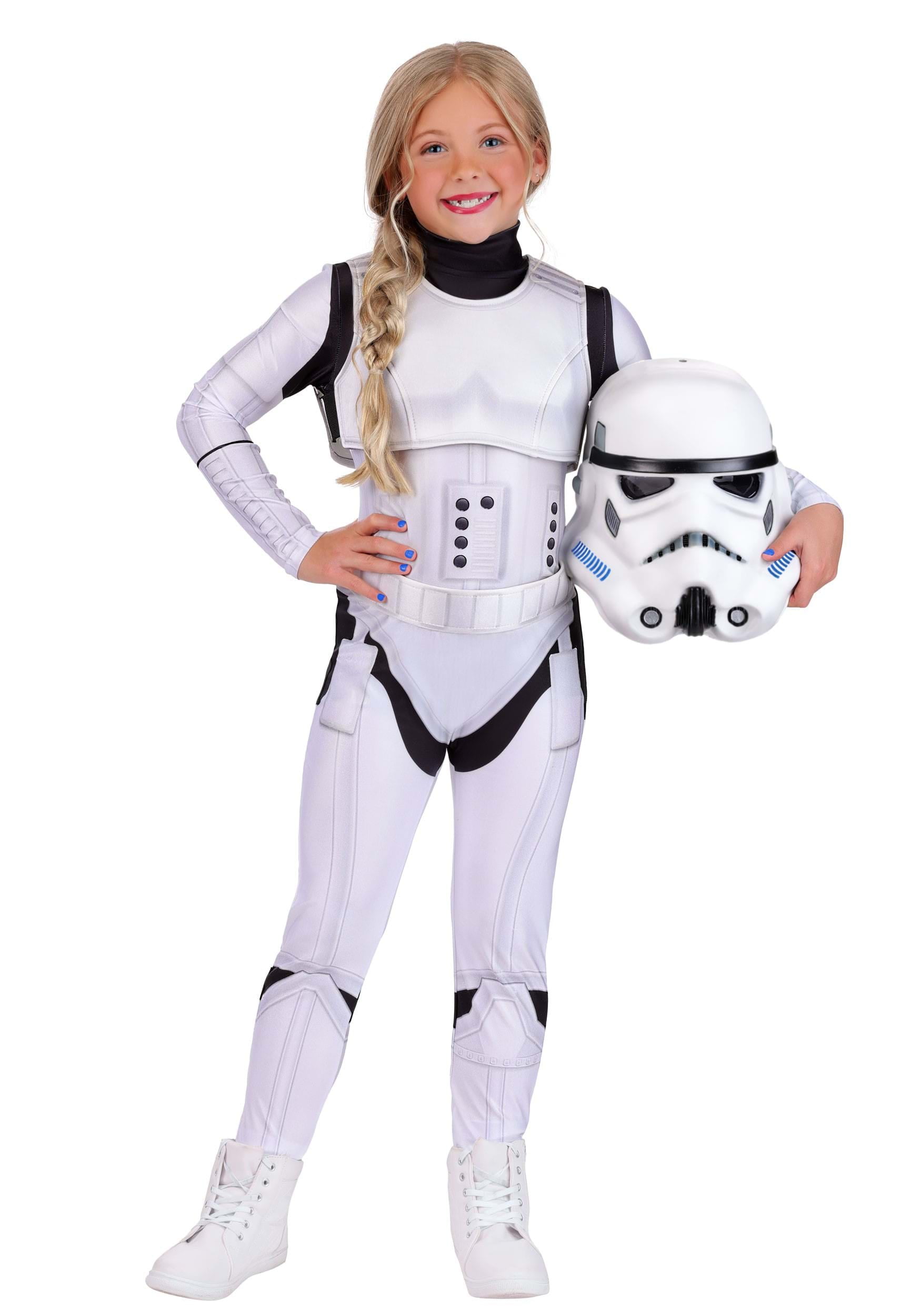 Girl's Deluxe Star Wars Stormtrooper Costume - Walmart.com