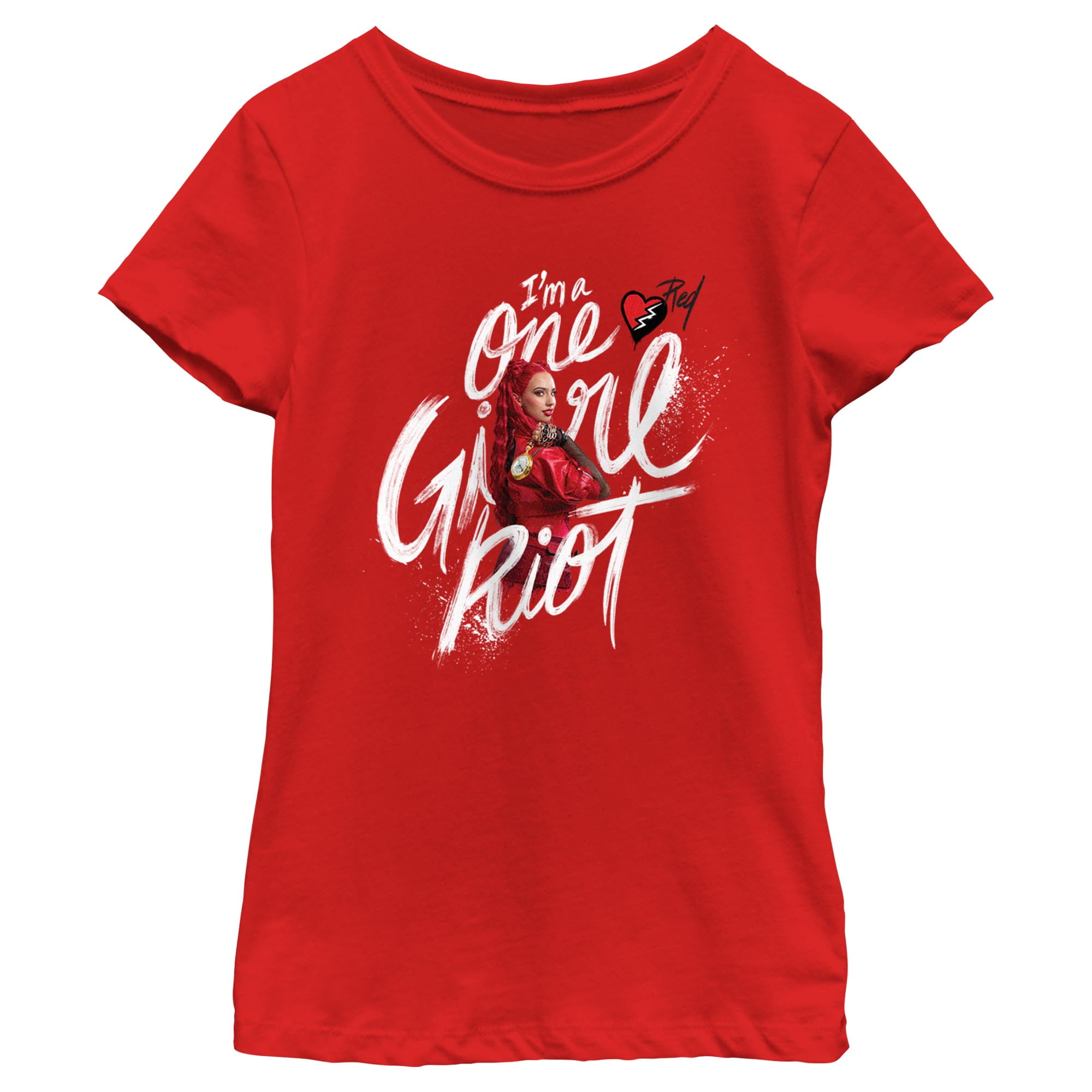 Girl's Descendants: The Rise of Red I'm a One Girl Riot Graphic T-Shirt ...