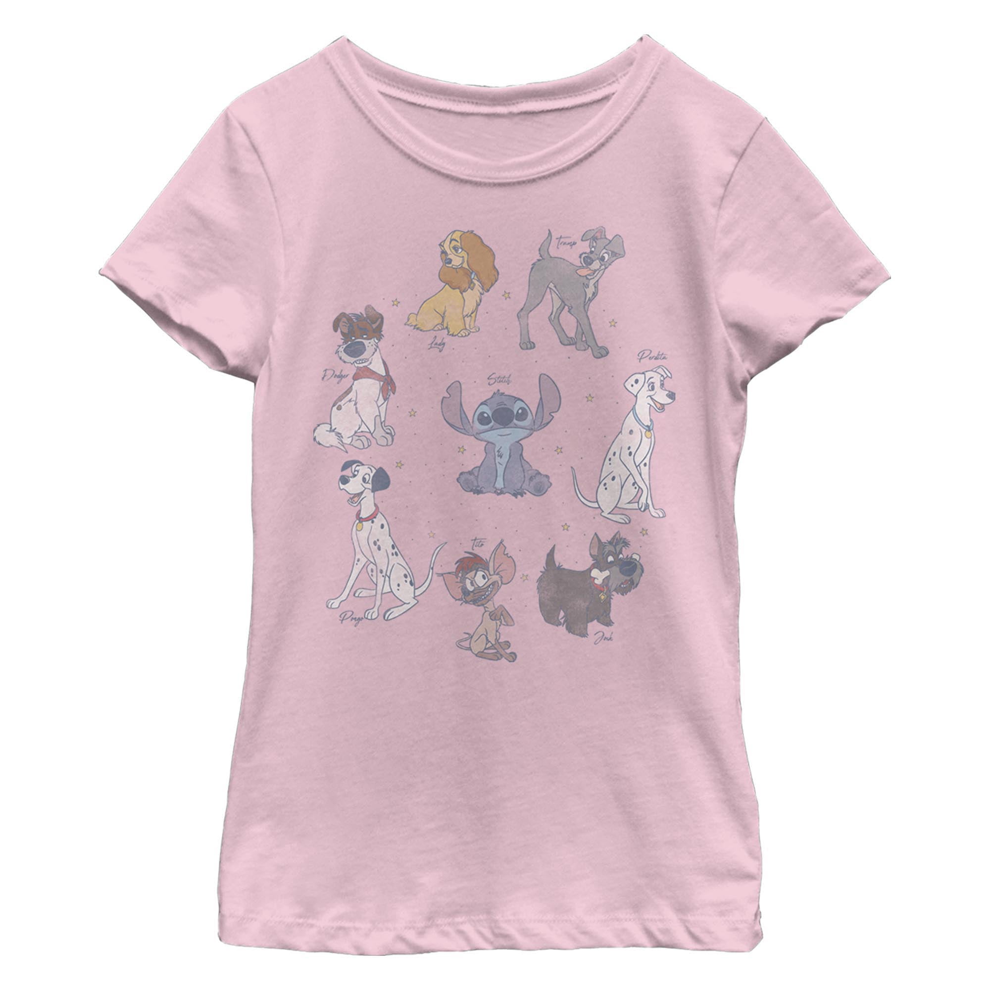 Girl's Disney Friends Chart Graphic T-Shirt - Walmart.com