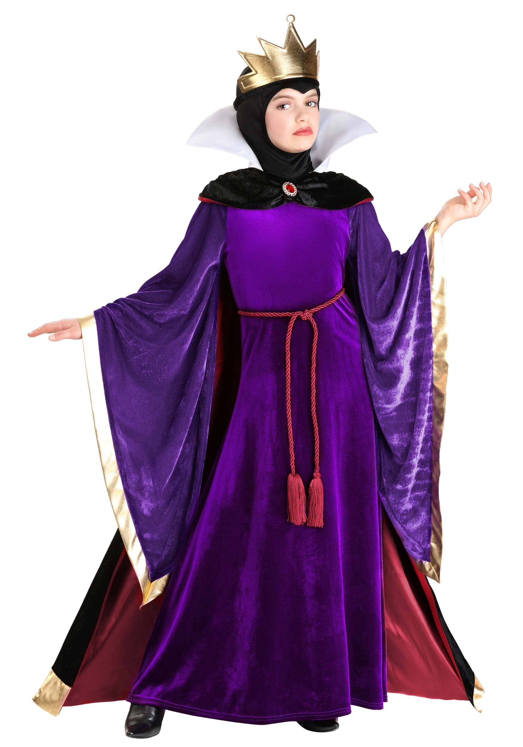 Girl's Disney Snow White Evil Queen Costume - Walmart.com