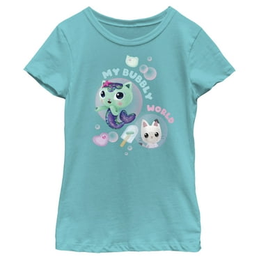 Girl's DreamWorks: Gabby's Dollhouse Pawtastic Panels Graphic Tee ...