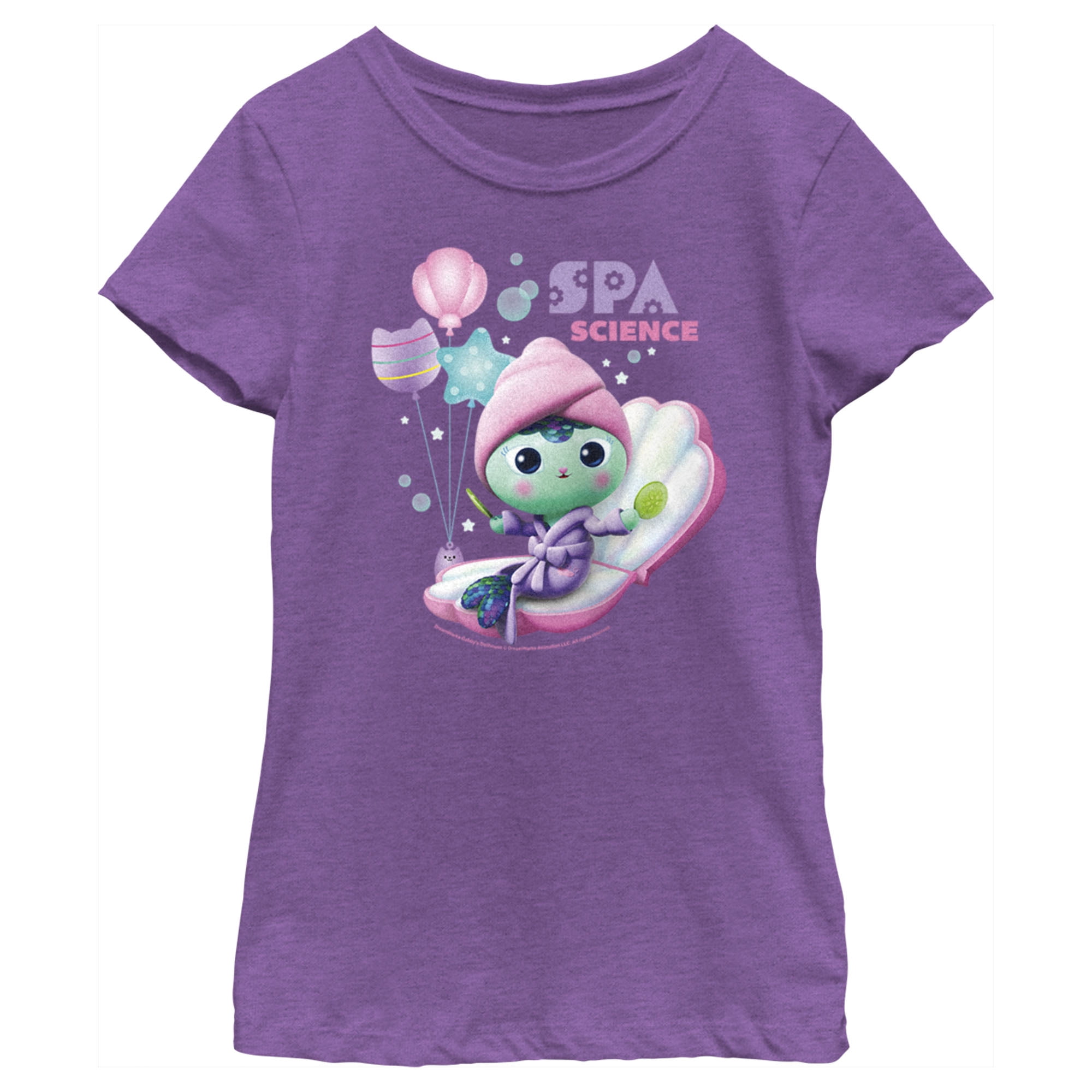 Girl's DreamWorks: Gabby's Dollhouse MerCat Spa Science Graphic Tee ...