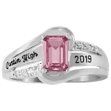 Keepsake Girl's Emerald Fashion Class Ring - Walmart.com