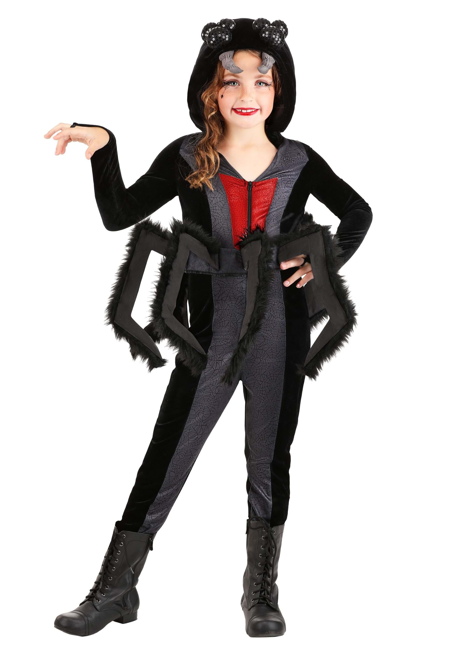 Girl's Epic Spider Costume - Walmart.com