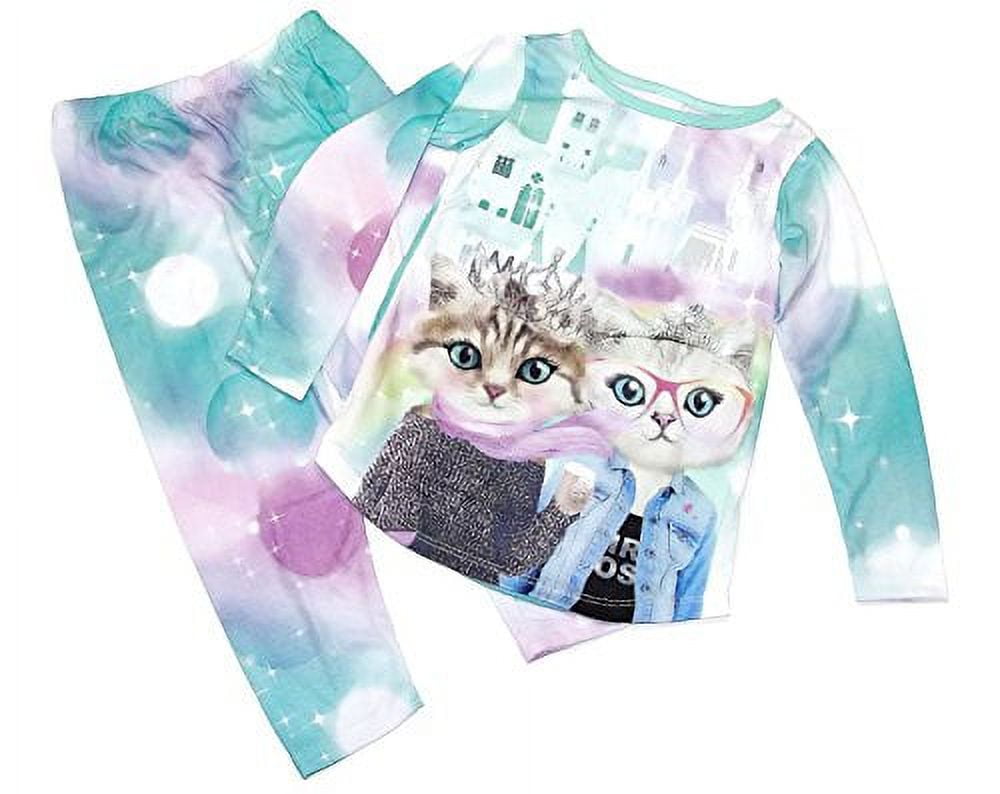 Girl's Glamorous Princess Cats Magic Castle Pajama Set, Size XS 4 ...