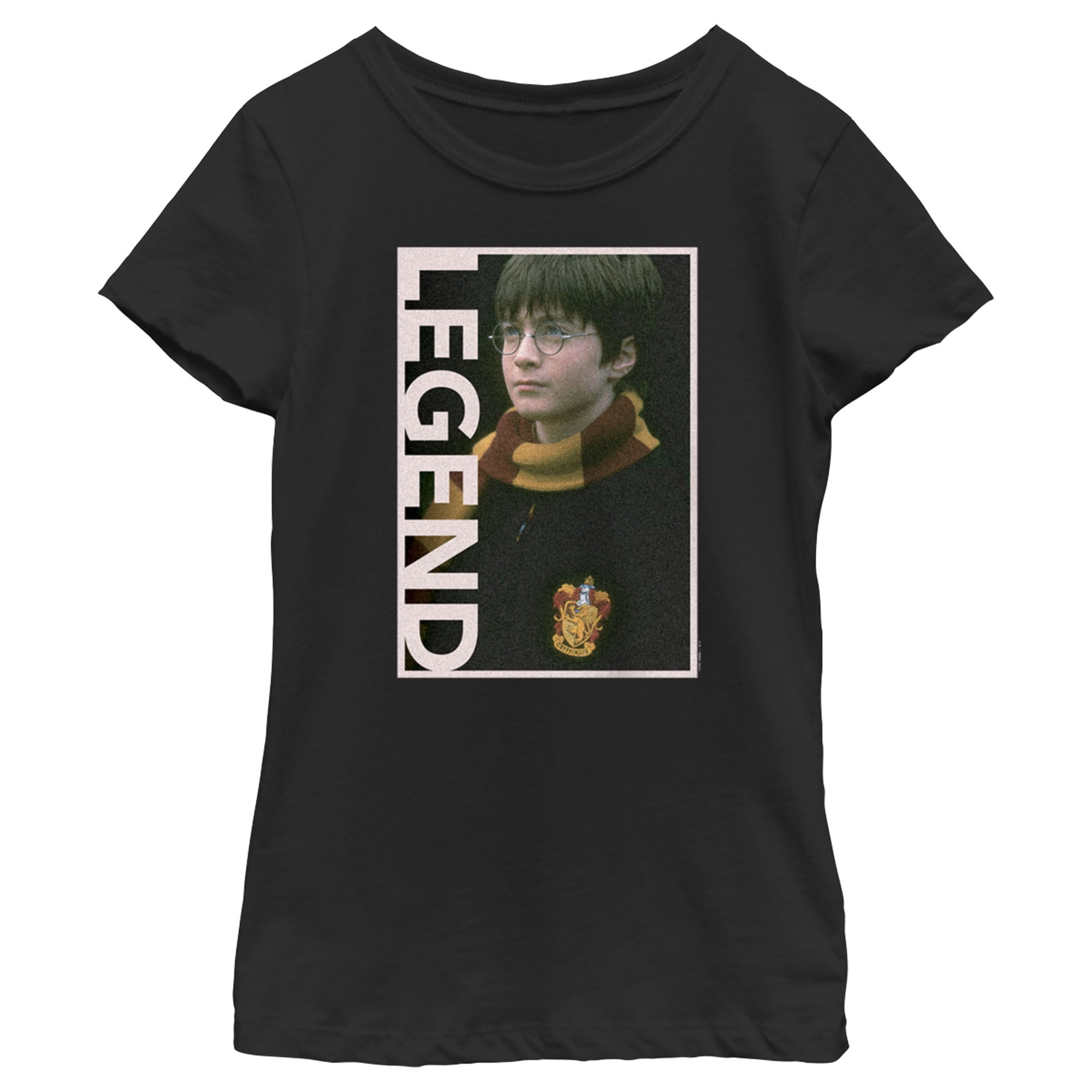 Girl's Harry Potter Gryffindor Legend Portrait Graphic Tee Black Large ...