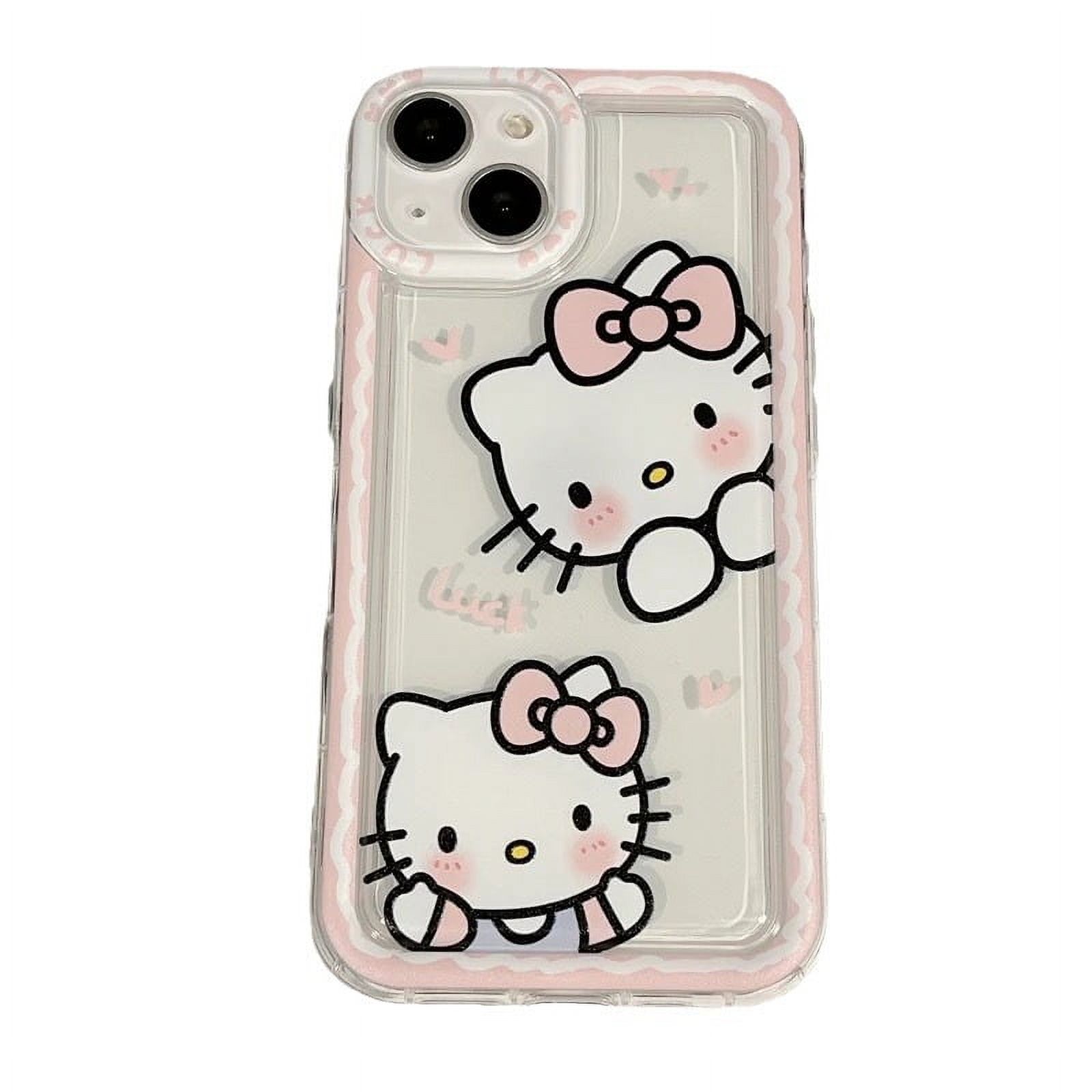 Girl's Heart Pink Kitty Cat iPhone 15 Phone Case 14 promax Apple 13 ...