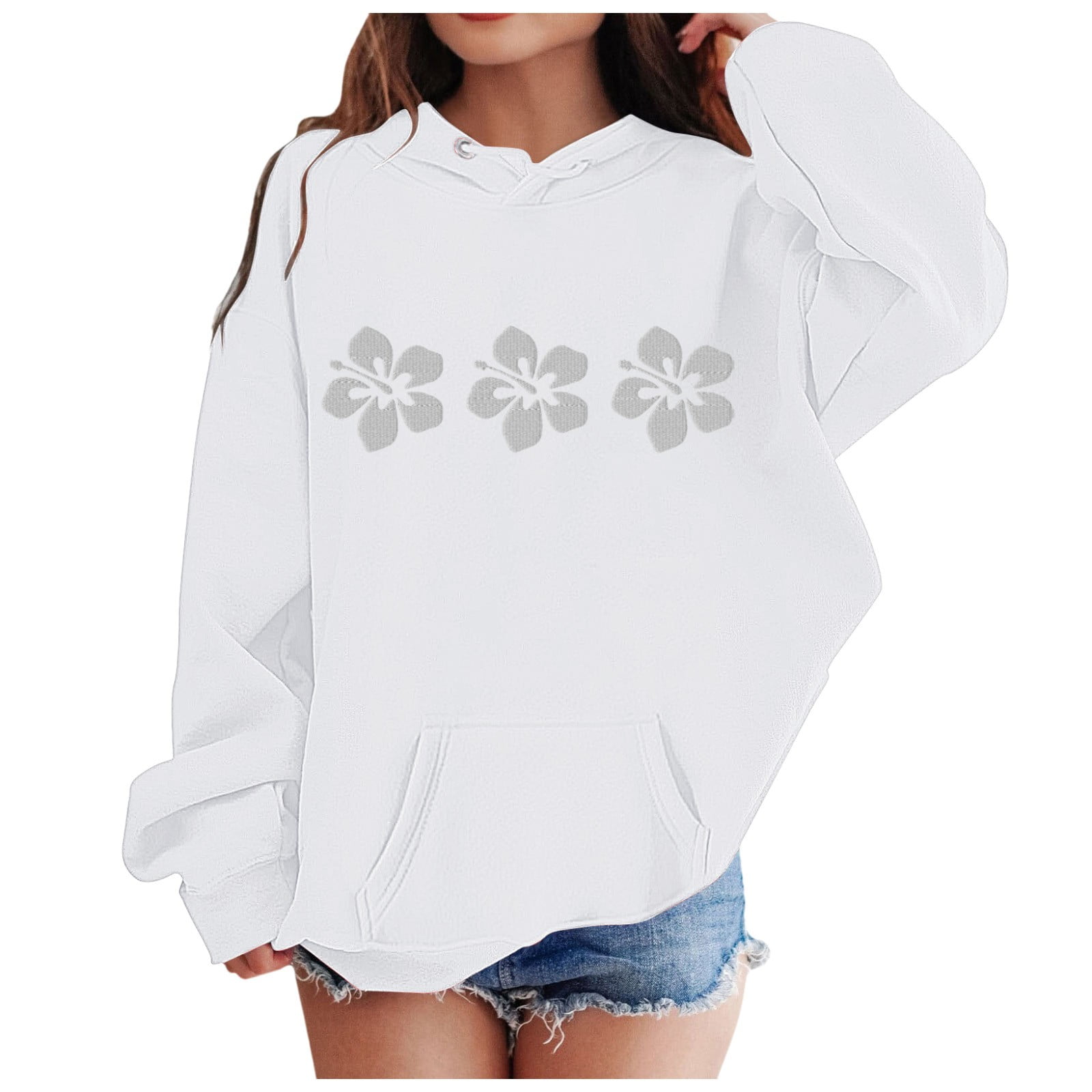 Girl's Hoodie Long Sleeve Soft Sweatshirt Graphic Hoody Kids Cute ...