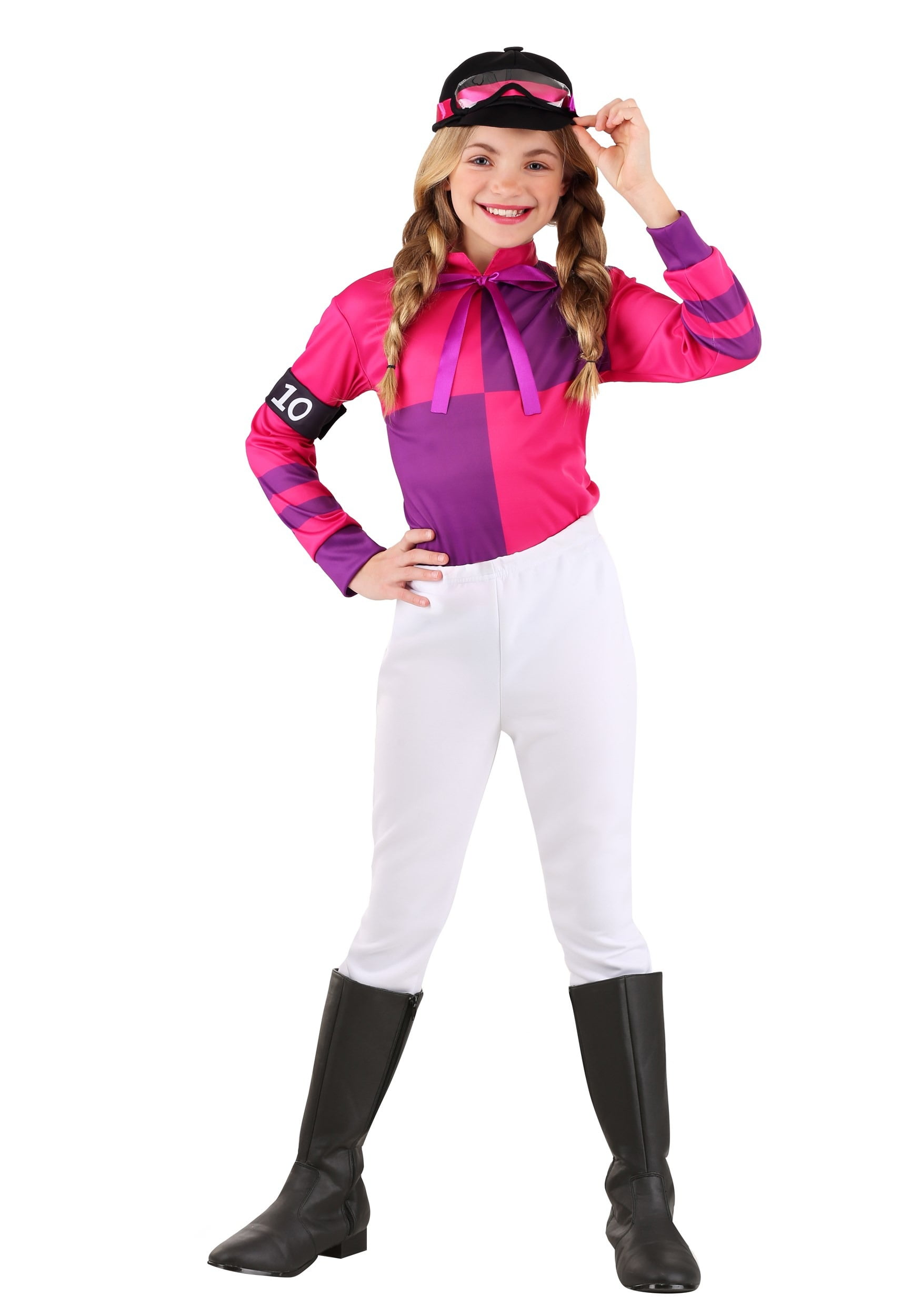 Girl's Jockey Costume - Walmart.com
