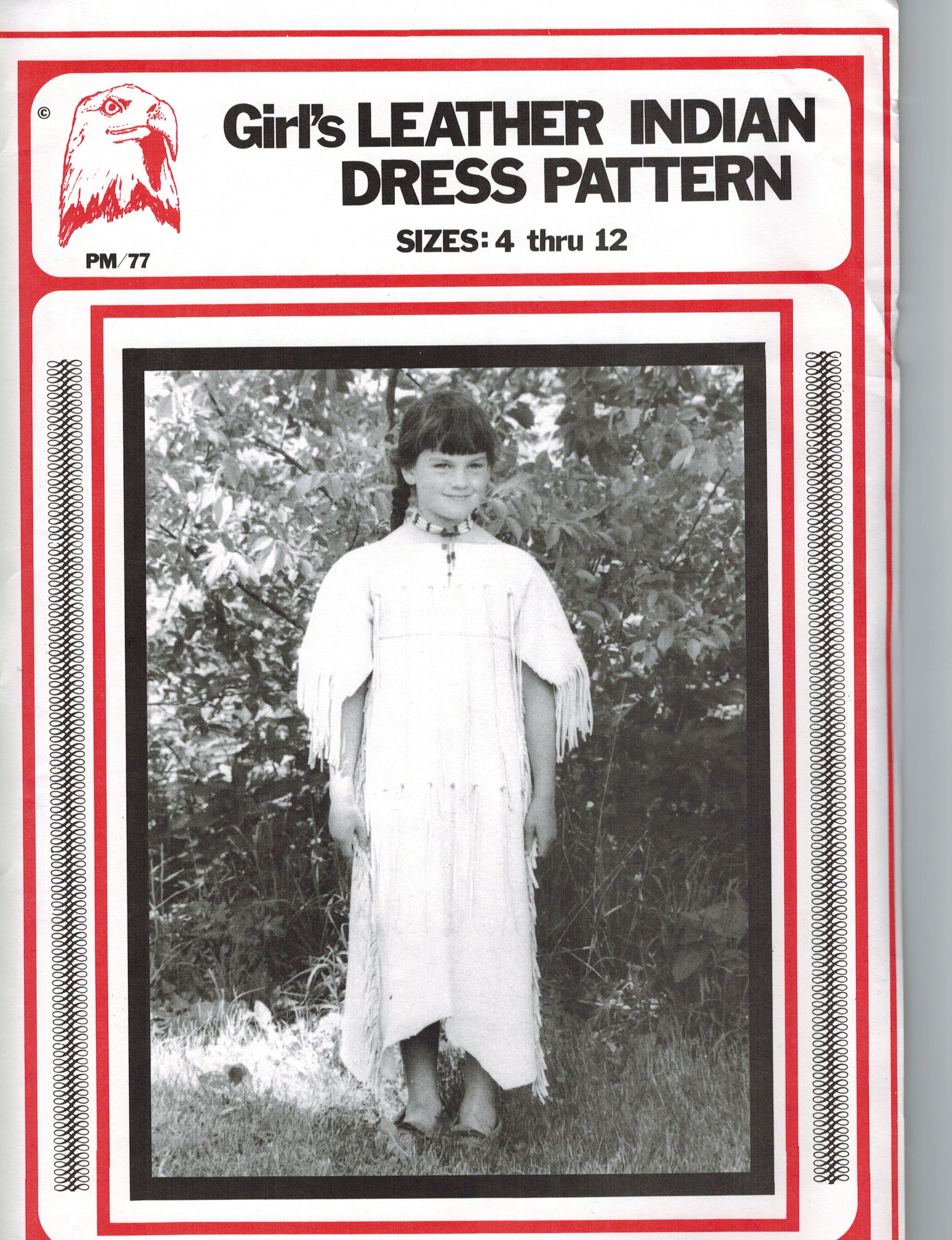 Girl's Leather Indian Dress Pattern - Walmart.com