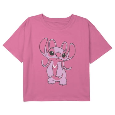 Disney Lilo and Stitch Girls Short Sleeve T-Shirt- Stitch Girls Tee ...