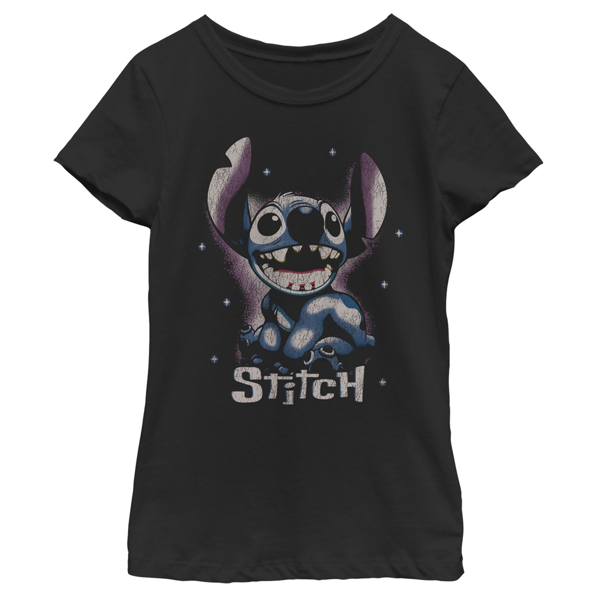 Girl's Lilo & Stitch Phases of Stitch Graphic Tee White Medium ...