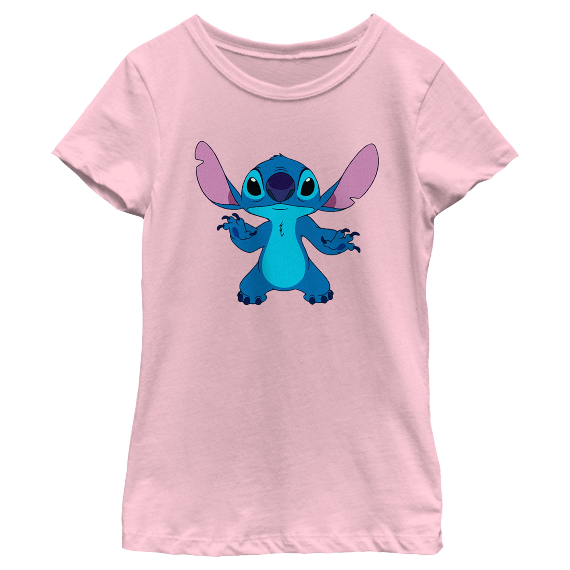 Girl's Lilo & Stitch Experiment 626 Portrait Graphic Tee Light Pink ...