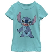 Disney Lilo and Stitch Girls Short Sleeve T-Shirt- Stitch & Angel Girls ...