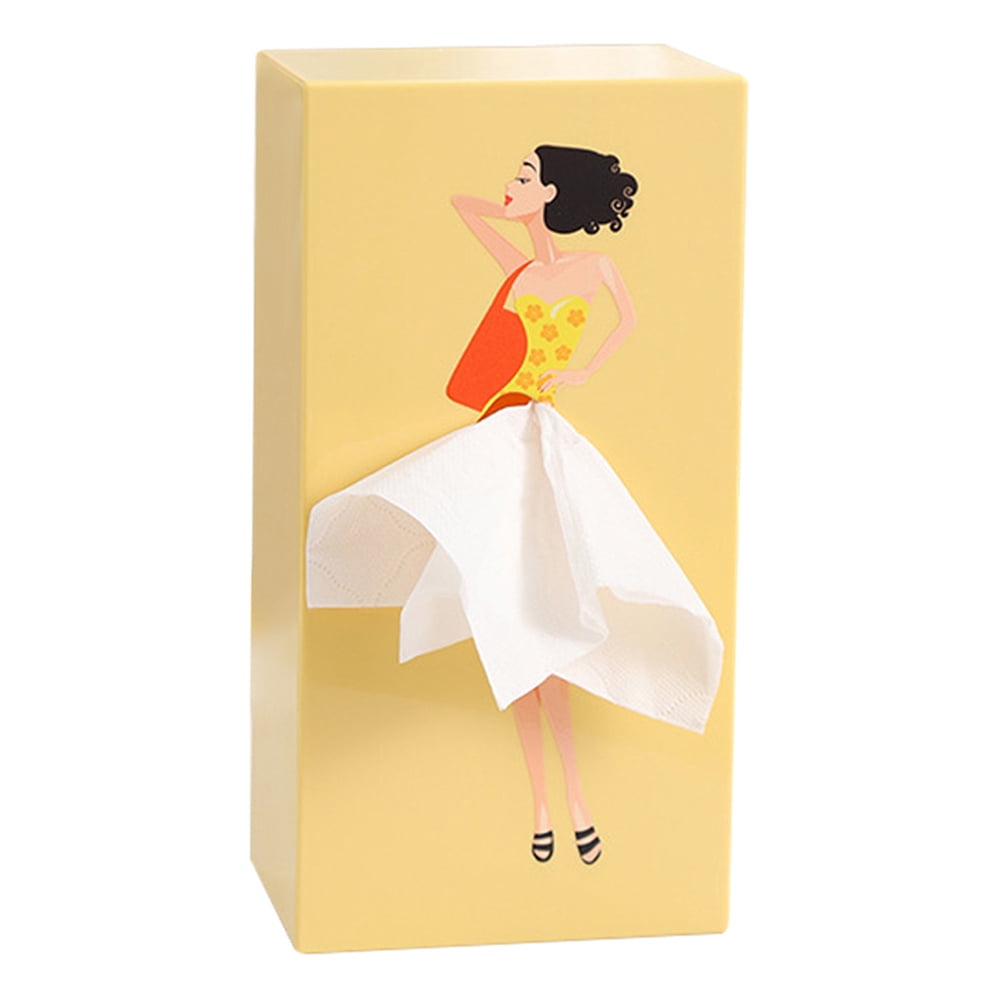Girl's Long Skirt Tissue Box,Creative Tissue Box Cover,Short Skirt Girl ...