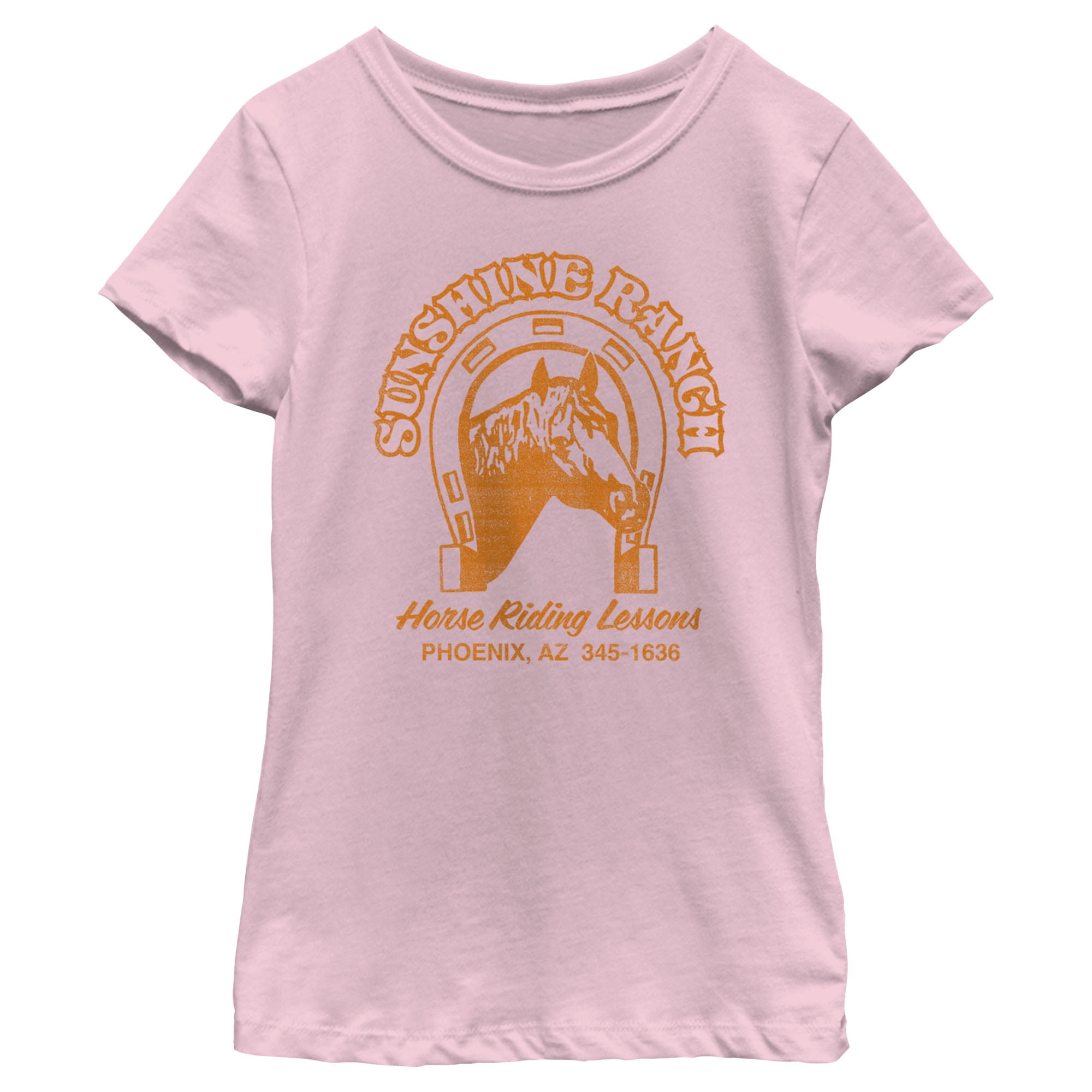 Girl's Lost Gods Distressed Sunshine Ranch Graphic Tee Light Pink Small ...