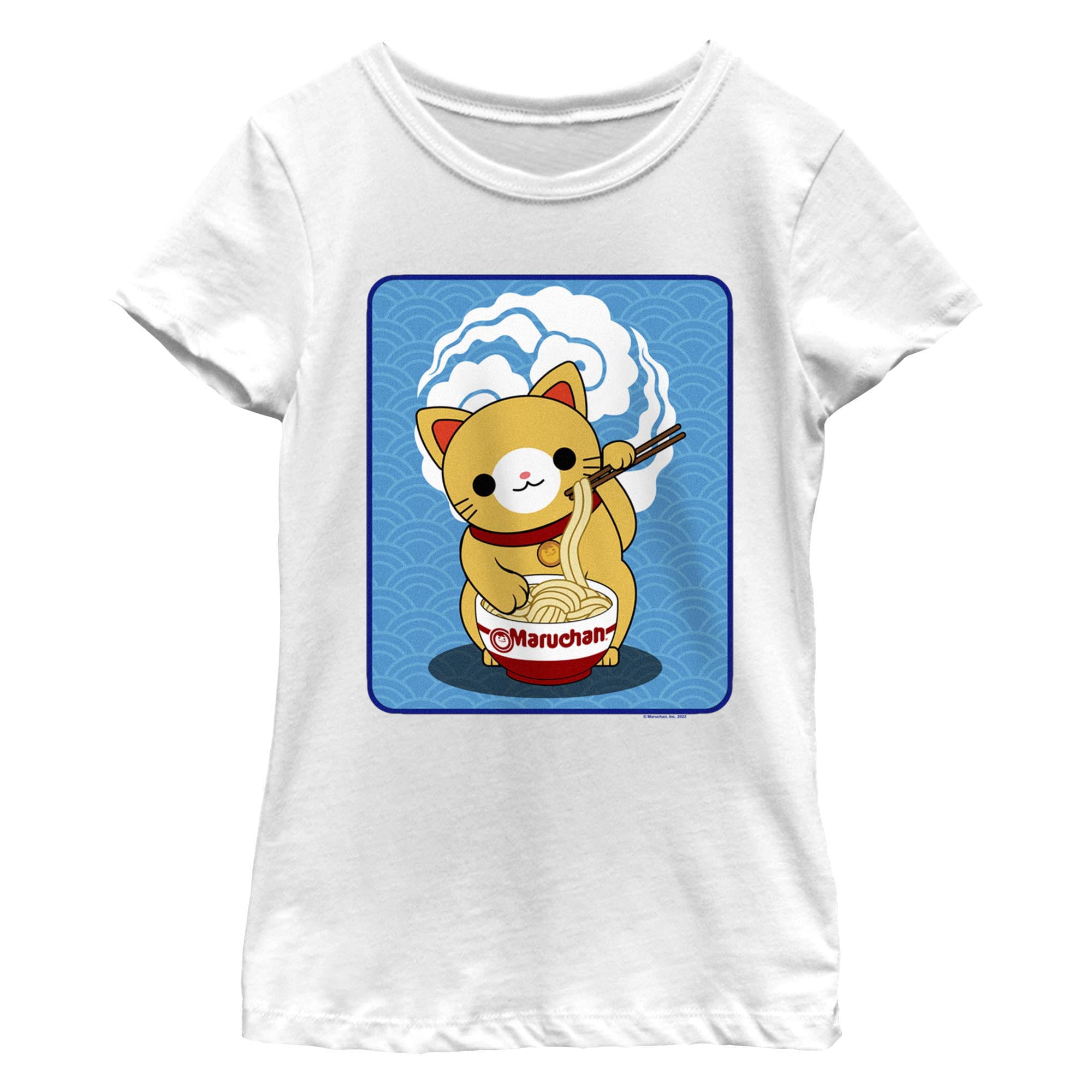 Girl's Maruchan Ramen Cat Graphic T-Shirt - Walmart.com