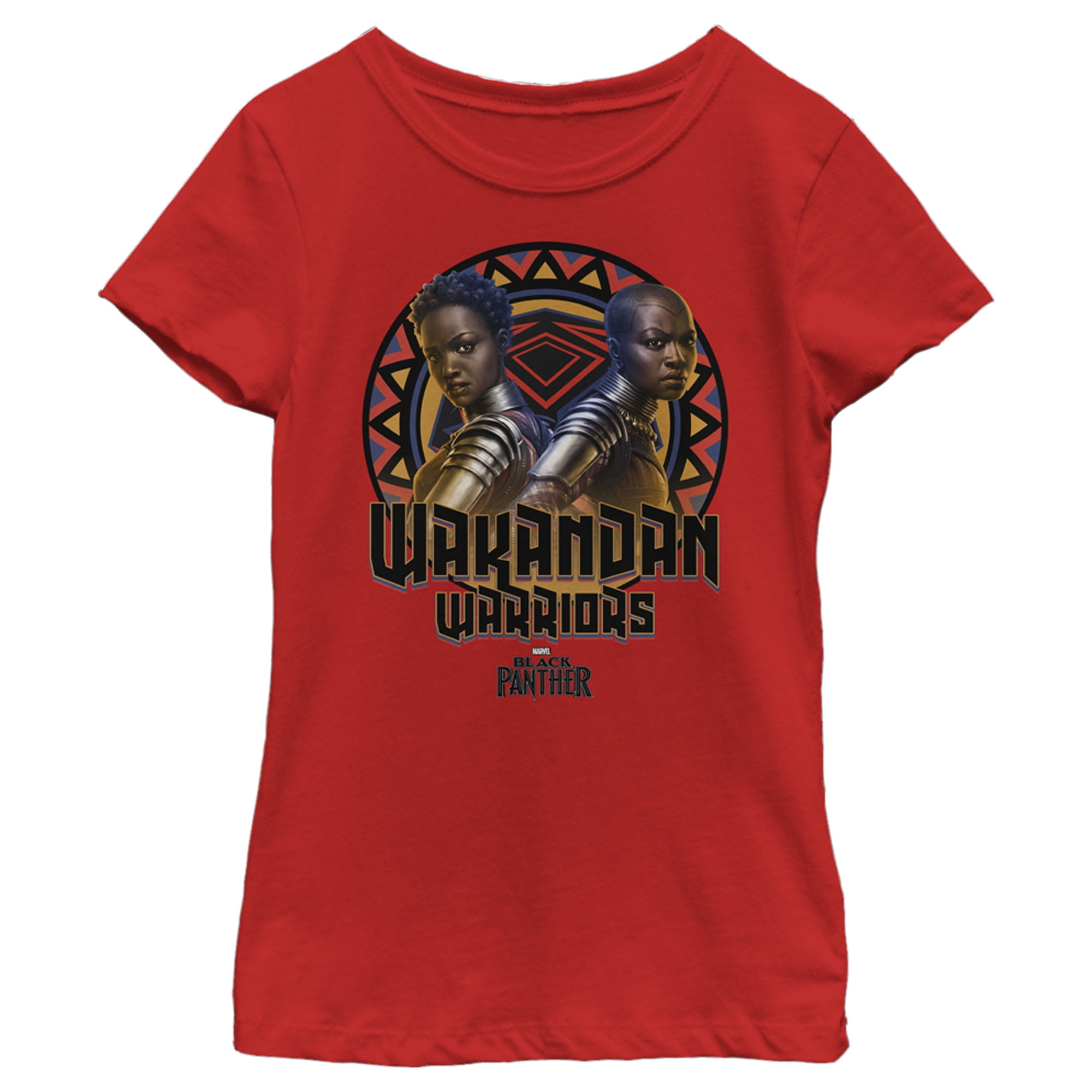 Girl's Marvel Black Panther Okoye and Nakia Wakandan Warriors Graphic ...