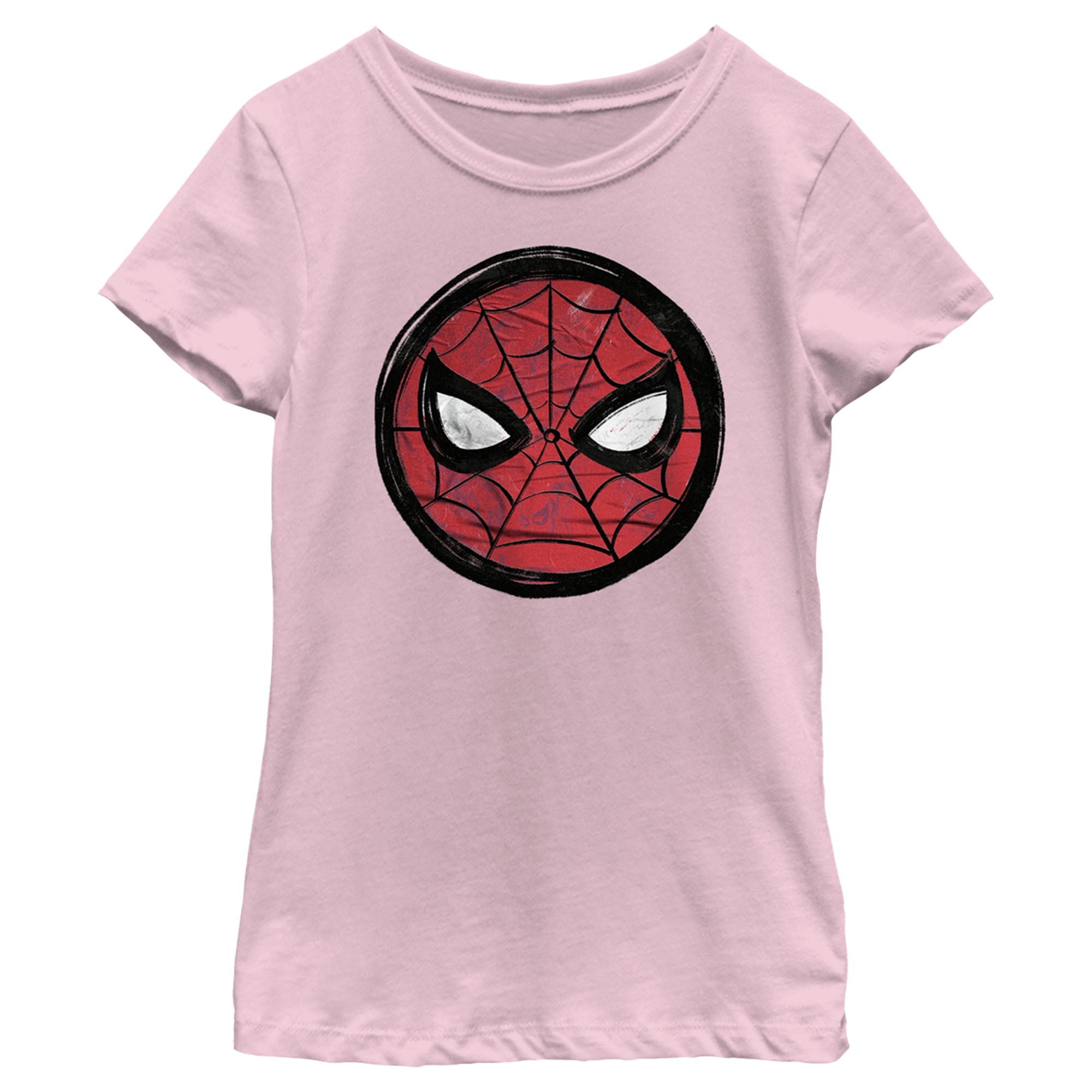 Girl's Marvel Spider-Man Beyond Amazing SPIDEY SKETCH CIRCLE T-Shirt ...