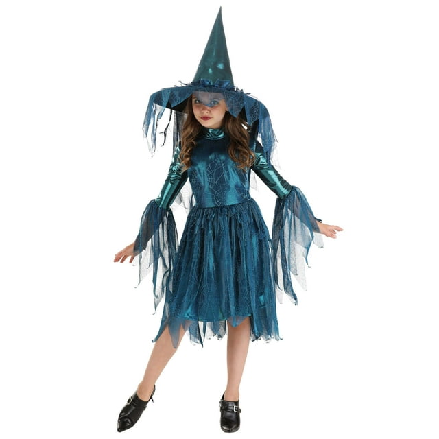 Girl's Moonlight Spider Witch Costume - Walmart.com