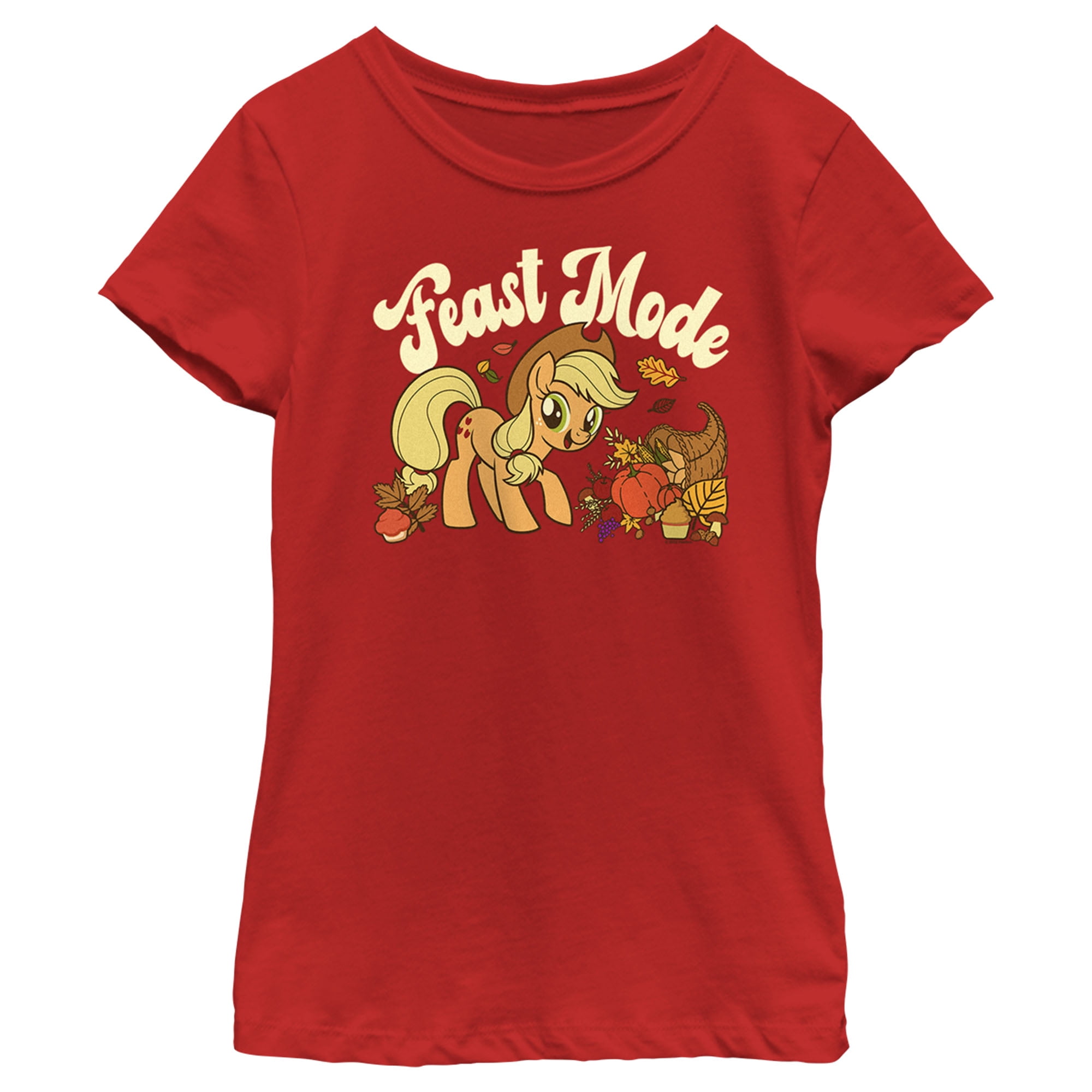Girl's My Little Pony: Friendship is Magic Applejack Feast Mode Graphic ...