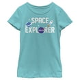 Girl's NASA Space Explorer Graphic Tee Tahiti Blue X Small - Walmart.com