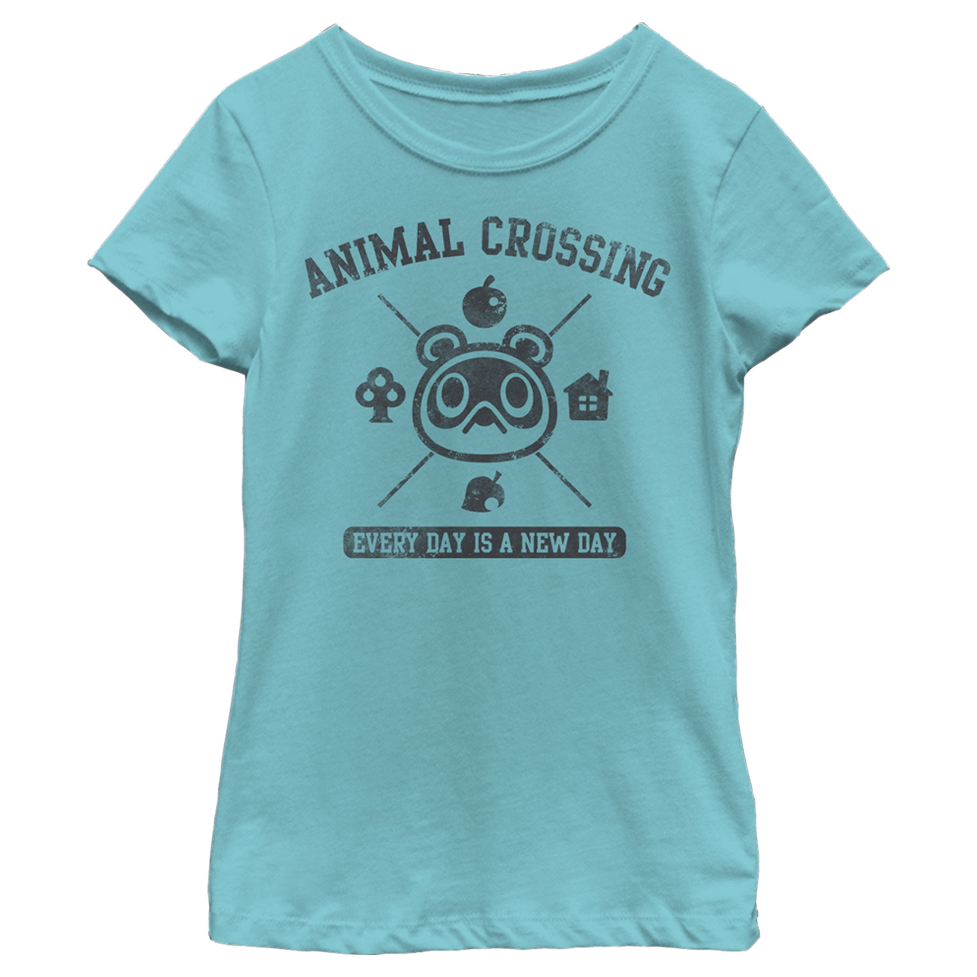 Girl's Nintendo Animal Crossing Every Day is a New Day Graphic Tee ...