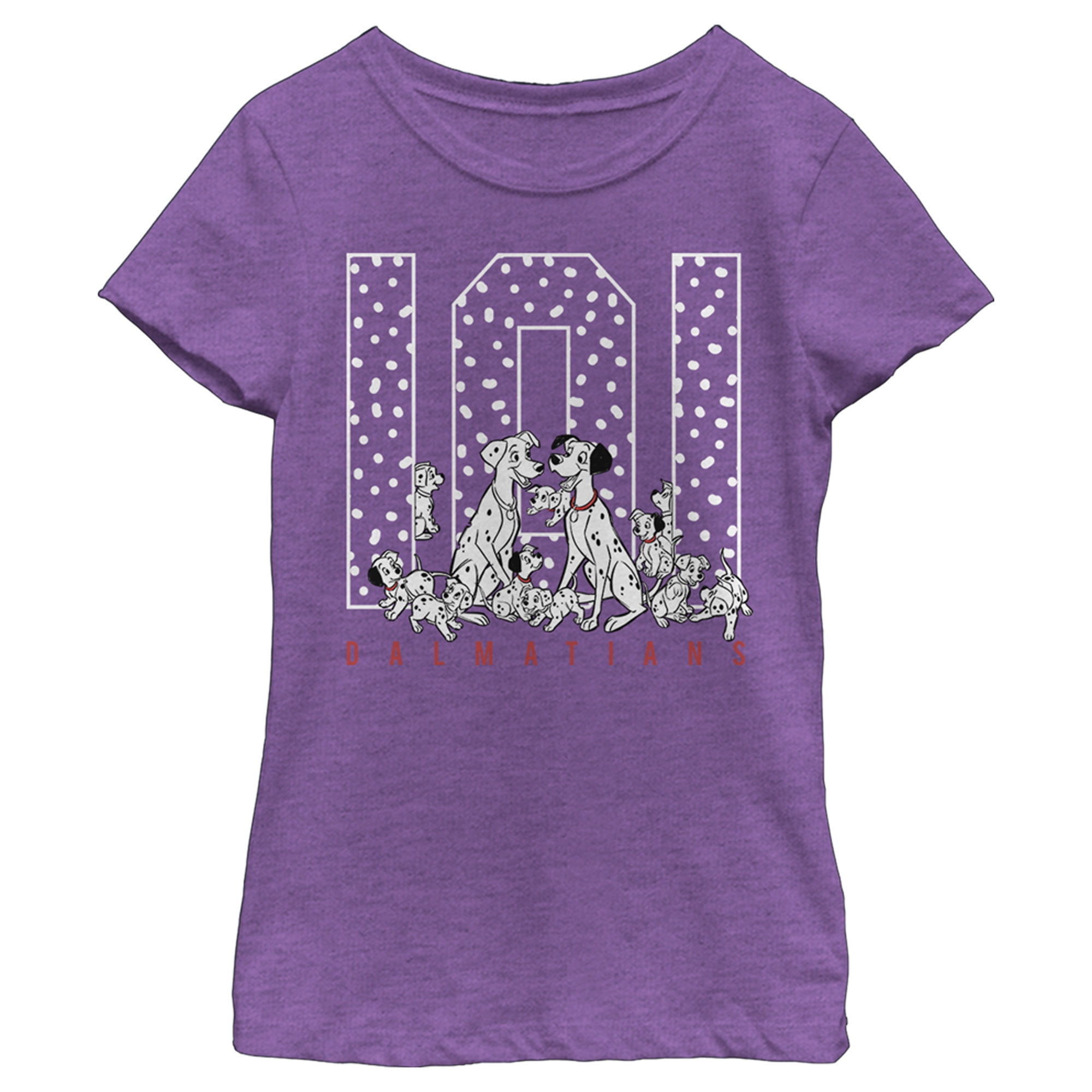 Girl's One Hundred and One Dalmatians The Whole Family Graphic Tee ...