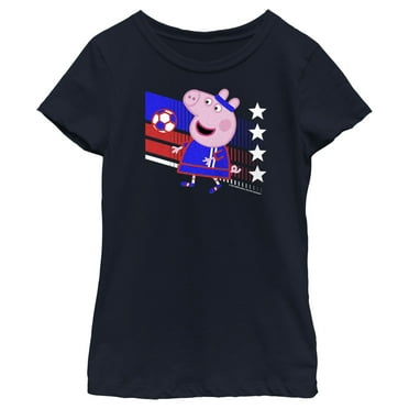 Peppa Pig Girls Pretty Peppa T-Shirt White Sizes 3T-8 - Walmart.com