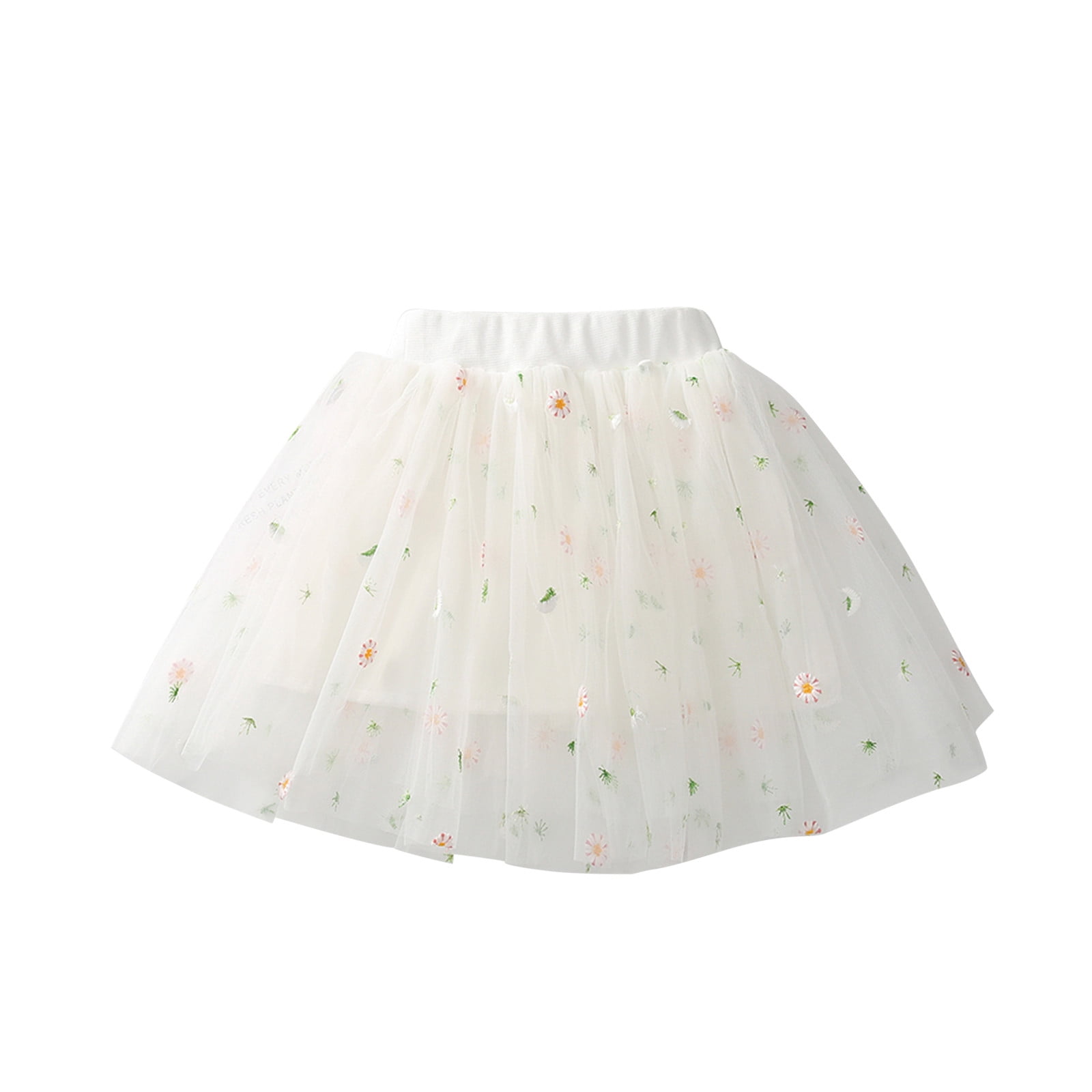 Girl's Plaid Pleated Skirt Girls Mesh Skirt, Girls' Tutus Skirt ...