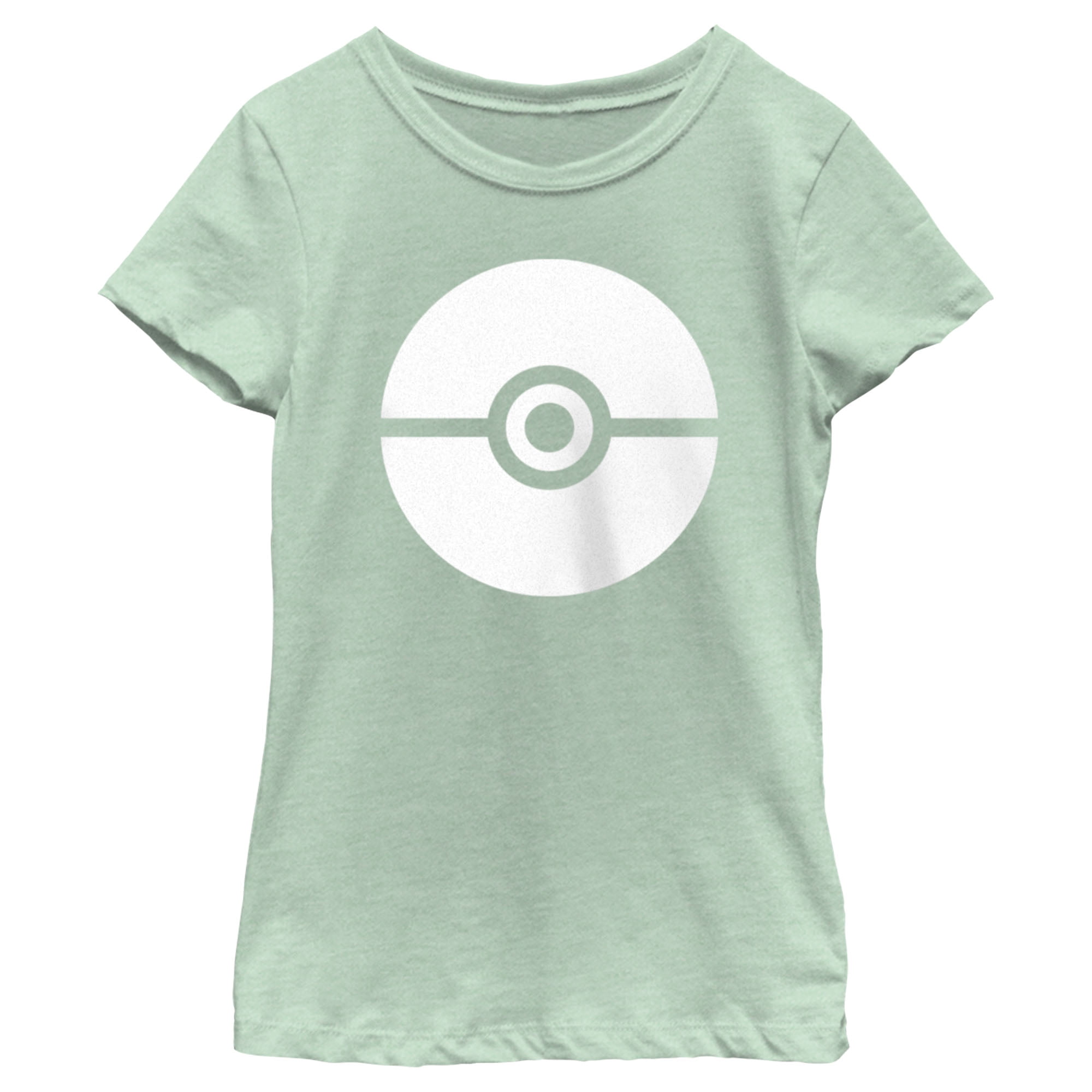 Girl's Pokemon Large Poke Ball Graphic Tee - Walmart.com