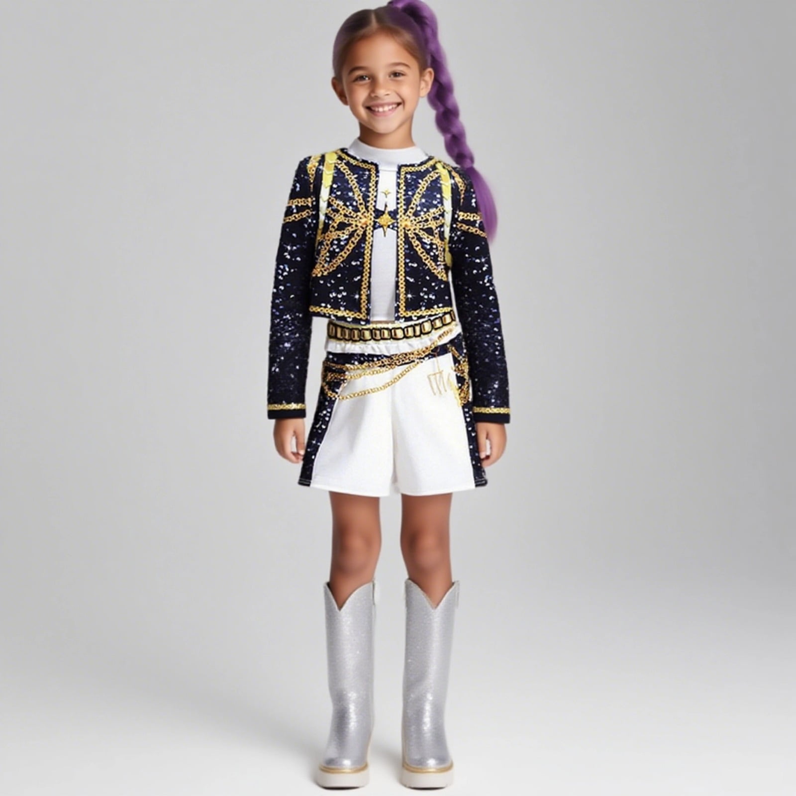 Girl's Pop Star Halloween Costume Pop Singer Rumi Halloween Costumes ...